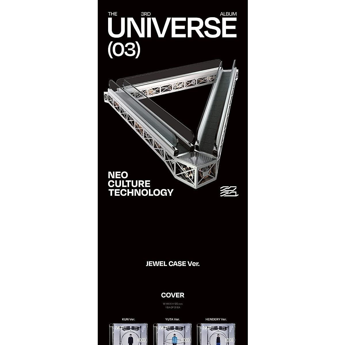 NCT Universe 3rd Album Jewel Case Ten Version CD+16p PhotoBook+12p Lyrics Paper+1p Sticker+1p PhotoCard+1p Universe Card+Message PhotoCard Set+Tracking Kpop Sealed