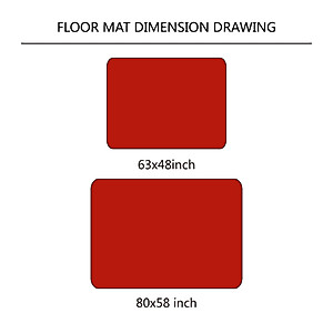 Christmas Rugs for Living Room Christmas Area Rugs 5x4 Christmas Gold Deer Black Non Slip Area Rug Large Christmas Carpet Home Decorative