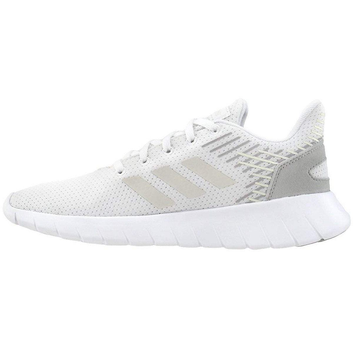 Adidas Asweerun Shoe - Women's Running, White-raw White-grey, 6.5