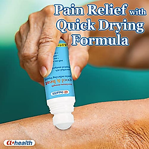A+Health Cool & Heat Pain Relieving Liquid, Menthol 16%, Maximum Strength, Roll On, Made in USA, 2.5 fl Ounces (CoolHeat)