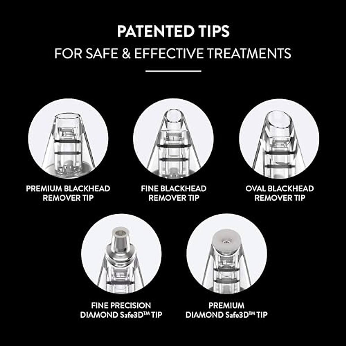 Microderm GLO GEM Diamond Microdermabrasion and Suction Tool - Blackhead Remover Pore Vacuum Advanced Facial Treatment Machine - Anti Aging Wrinkle Care for Collagen Production & Acne Scars (Purple)