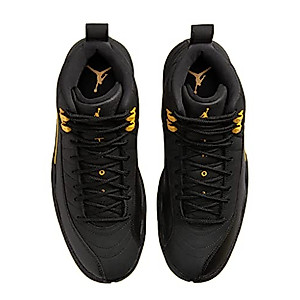 Jordan mens 12 Retro Black Taxi / CT8013 071, Black/Gold, 11