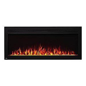 Napoleon Purview 50 inch Wall Mount Electric Fireplace - Black, NEFL50HI