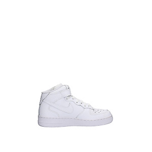 Nike Boys' Air Force 1 Trainers, White (White/White 113), 5 Big Kid