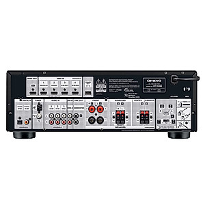 Onkyo HT-S3910 Home Audio Theater Receiver and Speaker Package, Front/Center Speaker, 4 Surround Speakers, Subwoofer and Receiver, 4K Ultra HD (2019 Model)