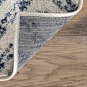 nuLOOM Rosanne Geometric Area Rug, 4' Round, Blue