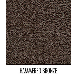 Spectrum Diversified Scroll Holder for Kitchen Countertops, Bars & Dining Tables, Steel Paper Towel Stand, Fits Standard & Jumbo Rolls, Hammered Bronze