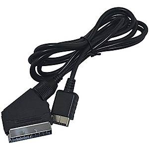 CHILDMORY 1.8m 6Ft RGB SCART Wire Cable TV AV for Playstation 2 PS2 PS3 Line Console（Not for HDMI）