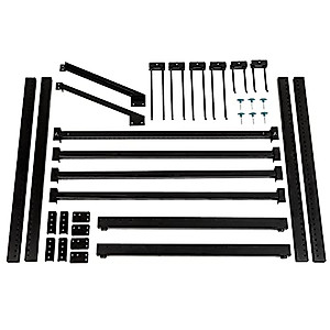 StoreYourBoard Freestanding Tool Storage Rack, Garage Floor Stand, Adjustable Garden Tool Organizer, Industrial Steel