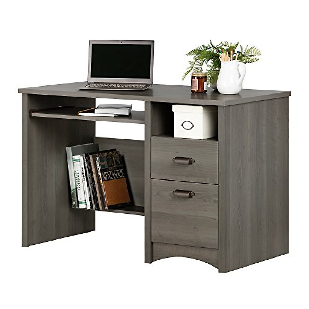 South Shore Gascony Desk, Gray Maple