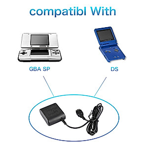 Xahpower Gameboy Advance SP Games Accessories Kit, 1 Pack Charger and 1 Pack Charge Cable and 1 Pack Battery Pack for Game Boy Advance SP Systems(GBA SP)
