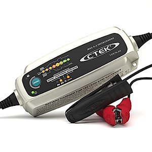 CTEK 4.3 Test & Charge, 12 Volt Fully Automatic Charger with Unique Battery and Alternator Testing, Ideal for Long Term Storage
