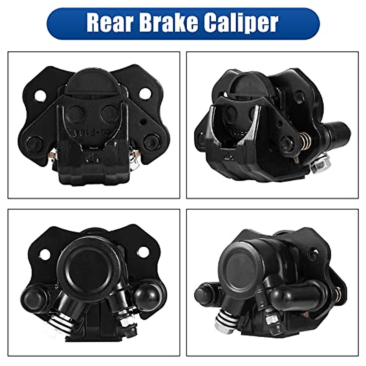 AUTOBABA Disc Brake Master Cylinder Caliper with 7/8" Handlebar Brake Lever Assembly Compatible wtih Taotao Roketa Sunl ATV Coolster NST Dune Buggy 50cc 70cc 90cc 110cc 125cc Sport Quad 4 Wheeler ATV