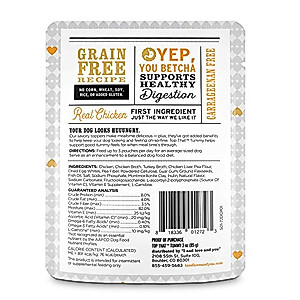 "I and love and you" Top That Tummy Wet Dog Food Pouch, Chicken Recipe In Gravy, 3 oz (Pack of 12)