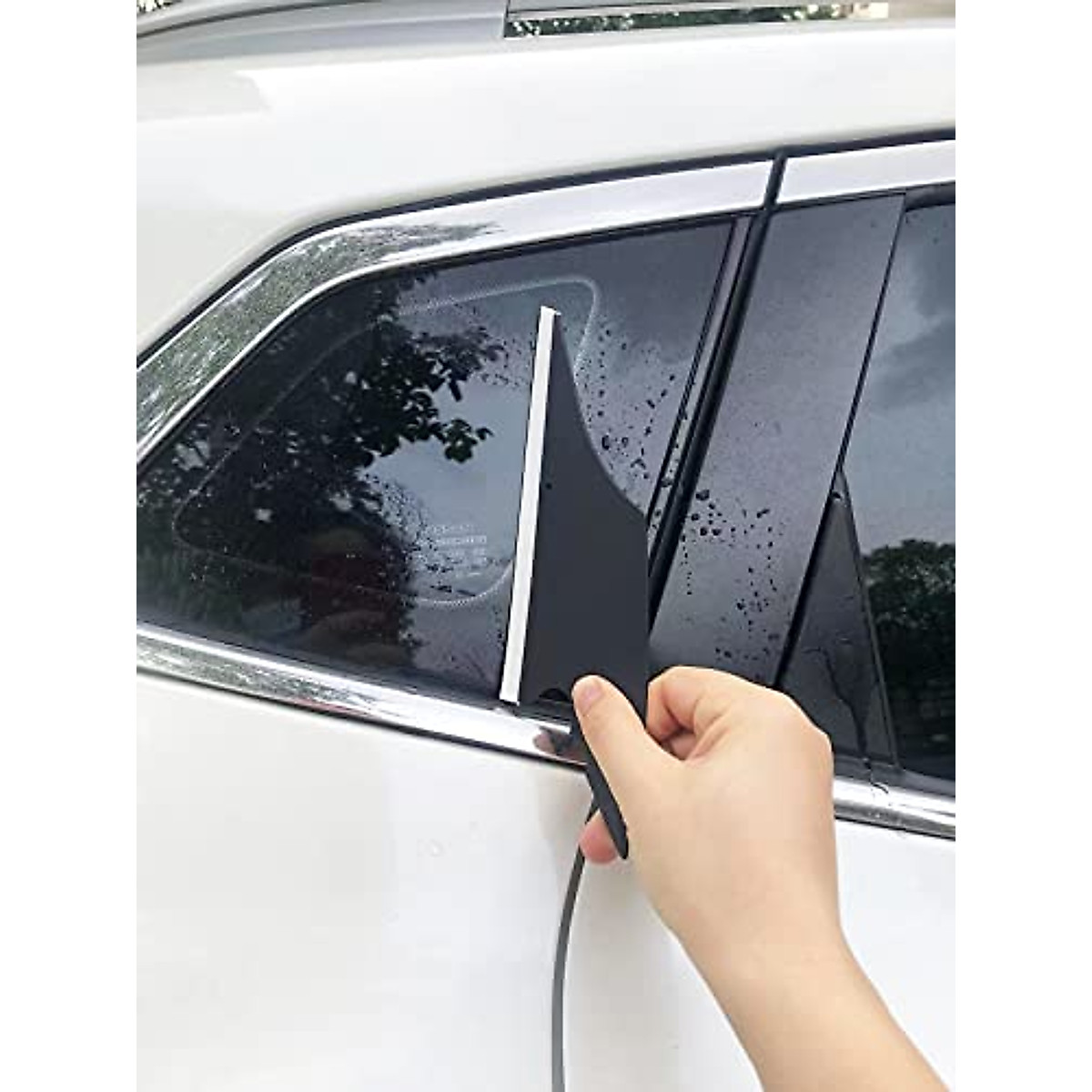 EHDIS Pro Auto Application Tool Conqueror Squeegee Original Corner Reach Tool Window Tint Conqueror Tool Soft Squeegee Blade with White Blade for Versatile Use-Pack of 5