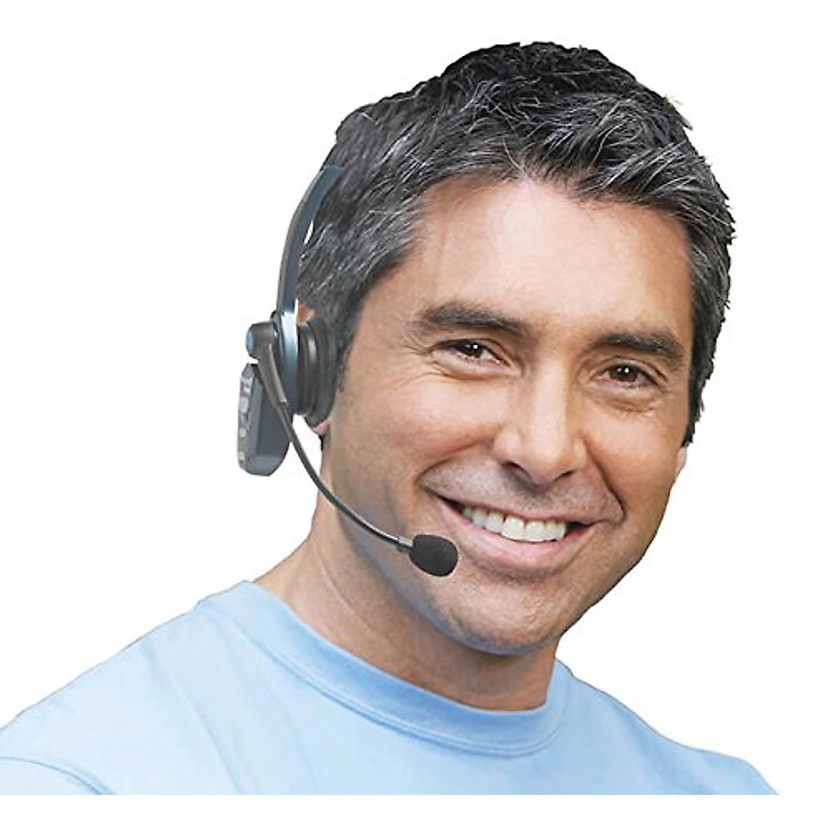 Global Teck Bundle of KX-TCA285 and KX-TCA385 Compatible Bluetooth Headset - BlueParrott 250-XT Bluetooth Headset Includes Car Charger and Extra Cushions