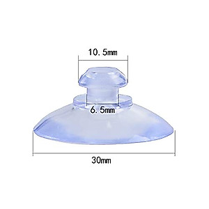 HSTECH 10 Pcs Radar Detectors Suction Cups for Clear Cobra Escort and Beltronics Radar Detector Mount