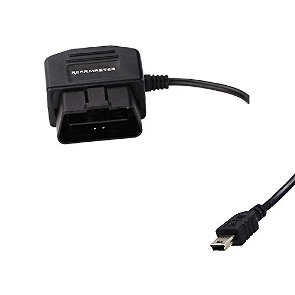 REARMASTER Universal OBD Power Cable for Dash Camera,24 Hours Surveillance/Acc Mode with Switch Button(Mini USB Port)