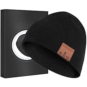 Bluetooth Beanie Headphones Hat Unique Christmas Tech Gifts Black