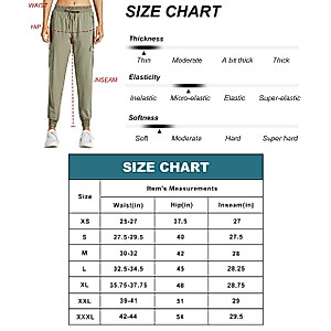 Libin Women's Cargo Joggers Lightweight Quick Dry Hiking Pants Athletic Workout Lounge Casual Outdoor, Metropolis Gray XL