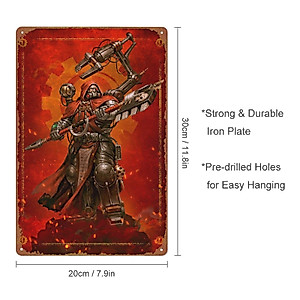 Adeptus Mechanicus 1 physical culture Poster Signs 8 x 12 Inch Decor Funny Chic Art Wall Decort Home Yard Signs Bar Hotel Cafe Pub Indoor Outdoor restauran