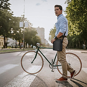 OSOCE Messenger Bag, Crossbody Bag Shoulder Bag for Men Water Resistant Man Bag Man Purse for Business Office, L