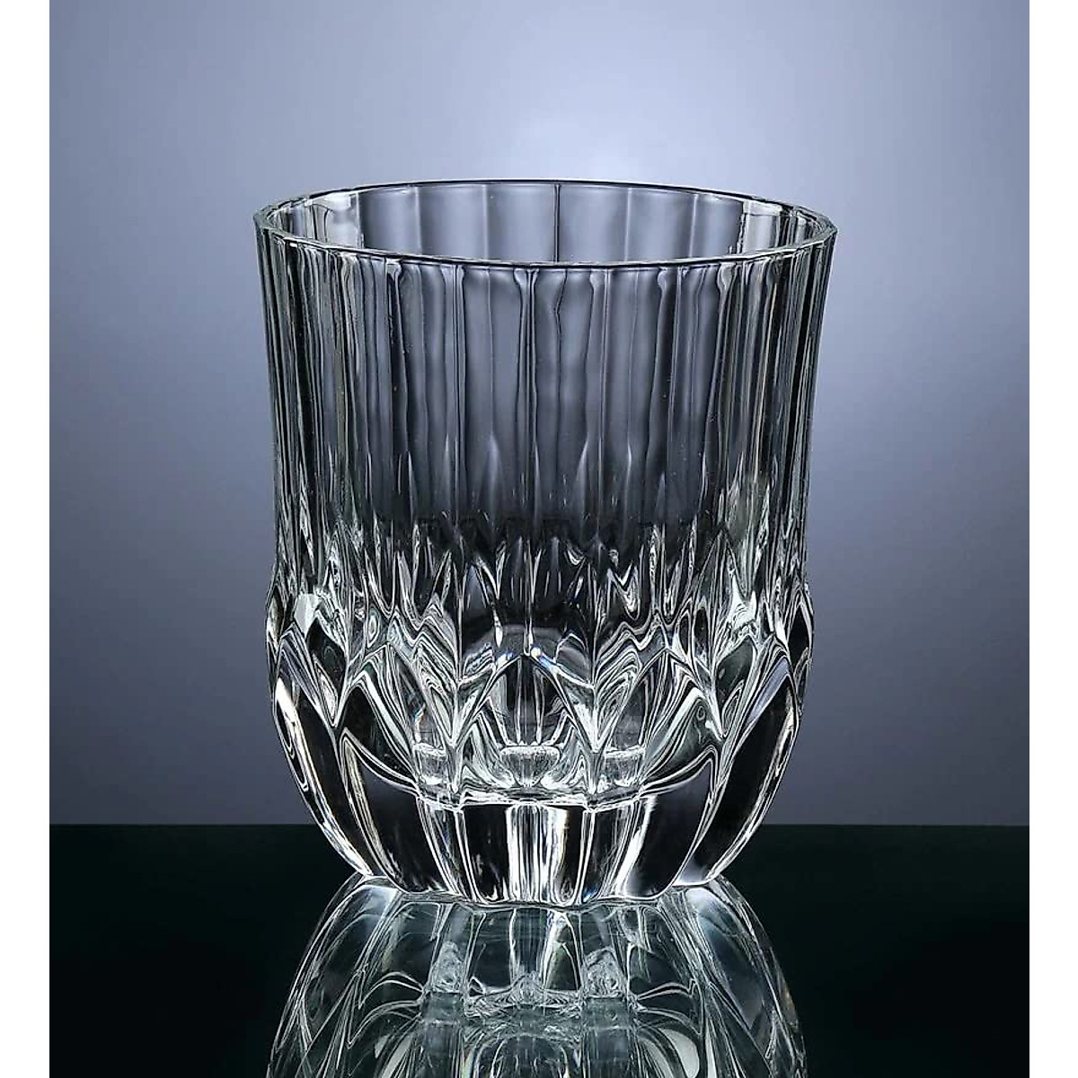 HISTORY COMPANY Luxury Crystal Double Rocks Glass, 2-Piece Set, Crafted in the Tuscany Region of Italy (Gift Box Collection)