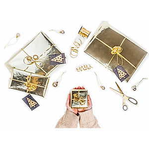 GiftExpress 500 Yards Gold Curling Ribbon for Balloon Ribbon, Balloon String, Gift Wrapping Supplies, Party Decorations, Art Crafts