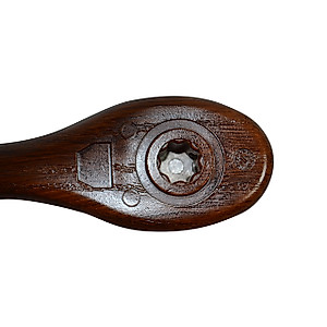 Furniture Rehab Lever Style Recliner Handle with Mahogany Finish fits Lazy Boy Star Hole for Tube