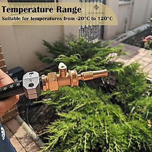 Little Gardener Garden Hose Repair Kit - Heavy Duty All Metal Body - 3/4 Inch Garden Hose Fittings - Female and Male Water Hose End Replacement - Hose Fix Set to Connect to Outside Water Hose Bib