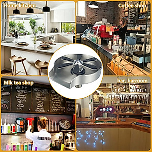 Icelily Glass Rinser for Kitchen Sink, Bottle Washer, Bar Glass Washer, Cup Cleaner Rinser, Faucet Glass Rinser, Kitchen Sink Accessories, Stainless Steel Brushed Nickel