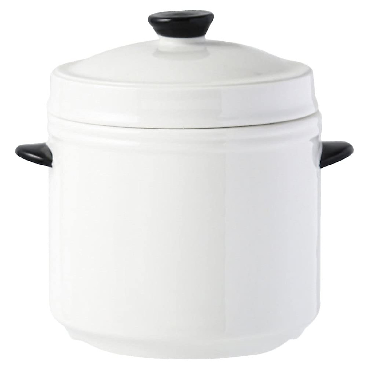 Hemoton Small Ceramic Stew Pot Stockpot Miso Soup Bowl with Lid Japanese Bowl for Bird Nest Tonic Dessert Noodle Soup Salad Pasta