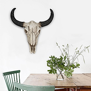 Gazechimp Sculpture Wall Hanging Decor- Bull Head