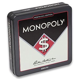 WS Game Company Monopoly Nostalgia Edition in Collectible Tin