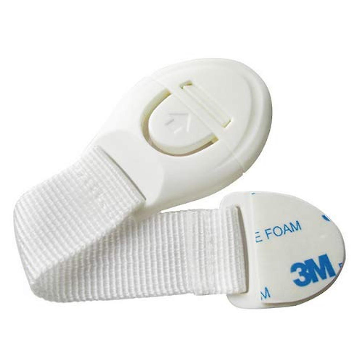 Child Lock Protection of Children Locking Doors for Children's Safety Kids Safety Plastic Protection Safety Lock (White)