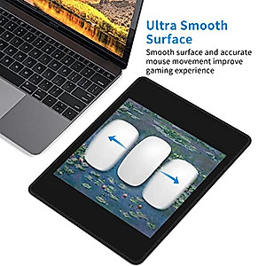 Lilies Claude Monet Water Game Office Overlock Rubber Non-Slip Mouse Pad