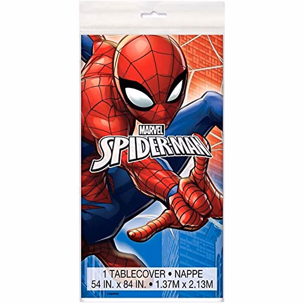 Unique Spider-Man Rectangular Plastic Table Cover | 54" x 84" | 1 Pc