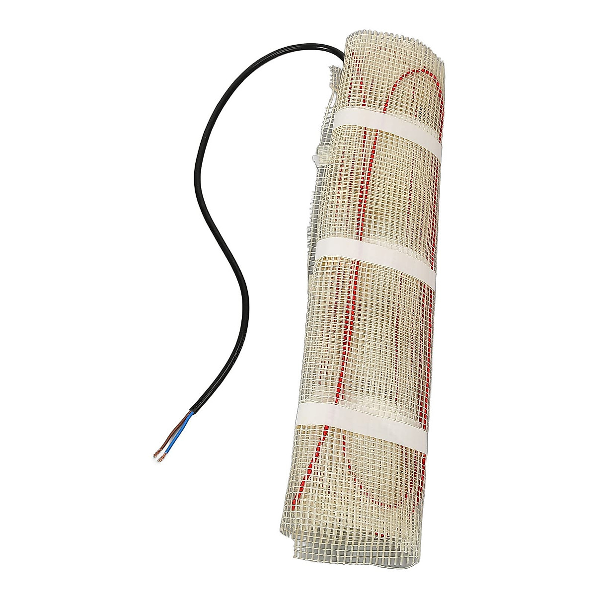 Electric Underfloor Heating Mat, Efficient Warming Continuous Heat Self Adhesive Underfloor Heating Mat 1.5㎡ PVC Protective Sleeve 180W for Floors (220-240V)