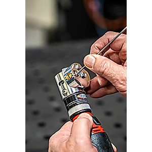 Sharpie DXCL Hand-Held Cordless Tungsten Sharpener Grinder, Adjustable 15°- 45°, Diamond Ground Tapers (Auburn Red/Black Ops)