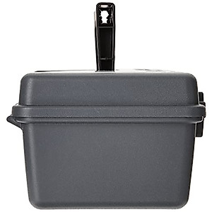Plano Molding 114-002 13-Inch Compact Tool Box, Graphite Gray with Black Handle and Latches