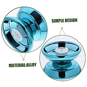 TOYANDONA 1 Set Small Yo-yo Balls Metal Yo-yo Balls Yoyo for Beginner Lovely Yo-yo Balls Yo-yos for Beginner Metal