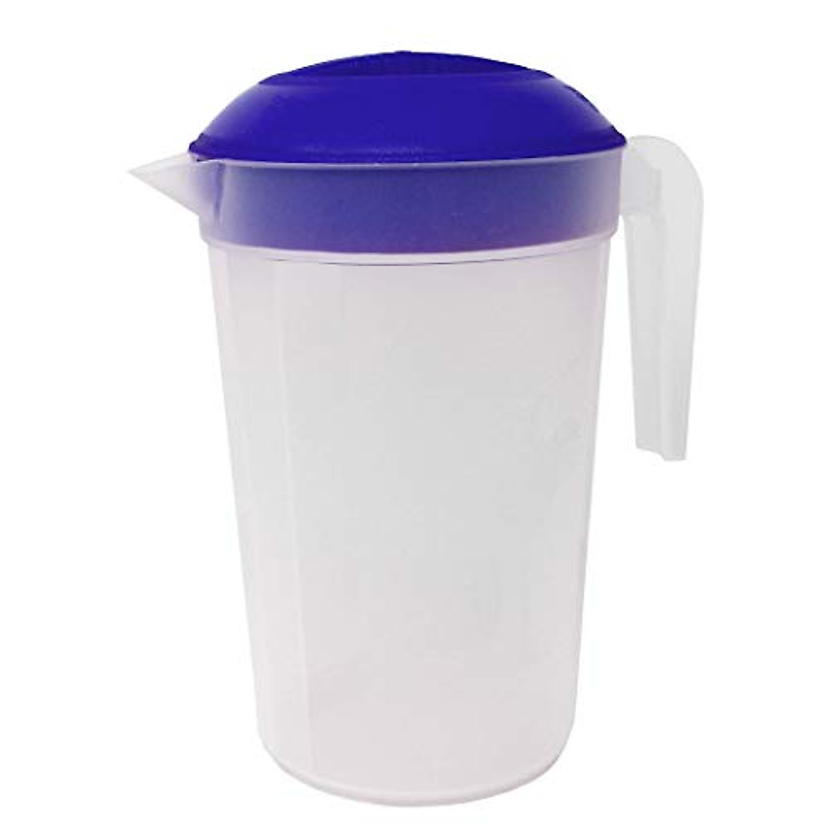 Tribello LARGE 1.3 Gallon Water Pitcher, Plastic Juice Pitcher With Lid - Dishwasher Safe, BPA Free, Colors May Vary (1.3 Gallon)