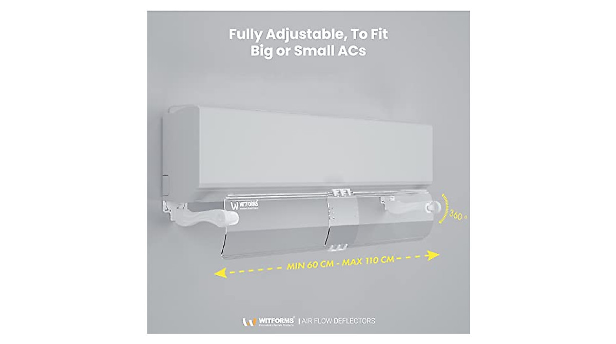 WITFORMS Premium Plus AC Air Deflector - Adjustable & Versatile