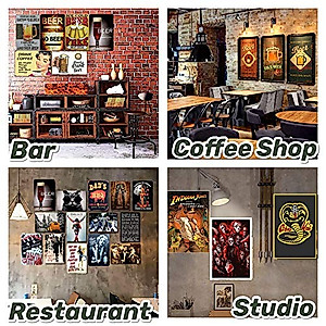 Universal Monsters Tin Sign Metal Sign Tin Sign 8x12 Inches Retro Art Home Bar Restaurant Cafe Shop Garage Garden Wall Decor