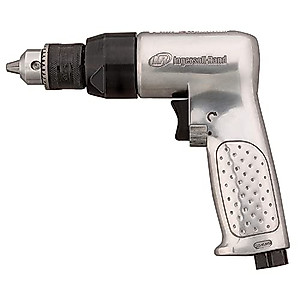 Ingersoll Rand 7802RA 3/8” Reversible Air Drill, Heavy Duty, 2,000 RPM, 0.5 HP Motor, Pistol Grip Handle
