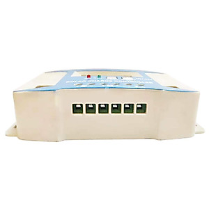 JNJ Solar Charge Controller, Solar Panel Battery Intelligent Regulator with Dual USB Port 12V/24V PWM Auto Paremeter Adjustable LCD Display (20A)