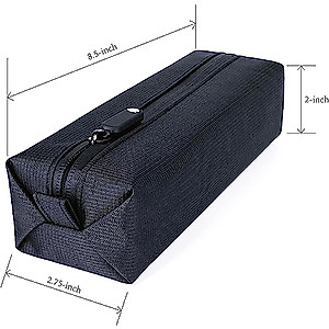 Comfyable Small Toiletry Bag for Men, Slim Mini Toiletry Bag, Toothbrush Bag, Mini Dopp Kit Bag for Electronics, Tech, Gym, Water-Resistant Essentials Bag, Black