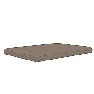 DHP Lexi 6 Inch Square Quilted Microfiber Futon Mattress, Full, Tan
