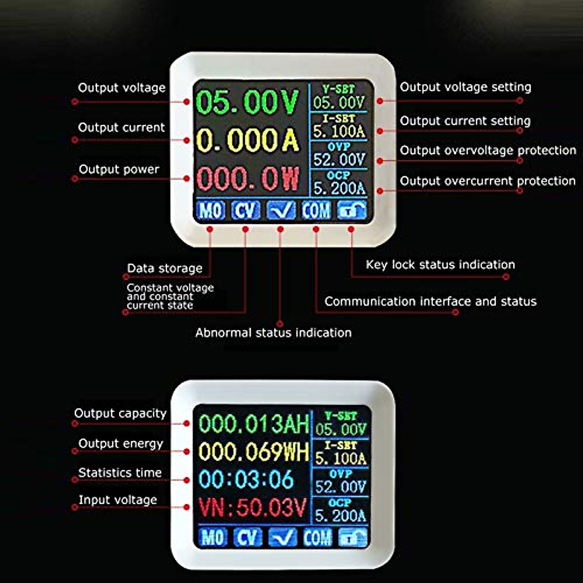 DC Power Supply Variable, 0-50V 0-5A Adjustable Switching Regulated Power Supply with 4 Digits LCD Display, Bench Power Supply with Multi Protections, Remote Control
