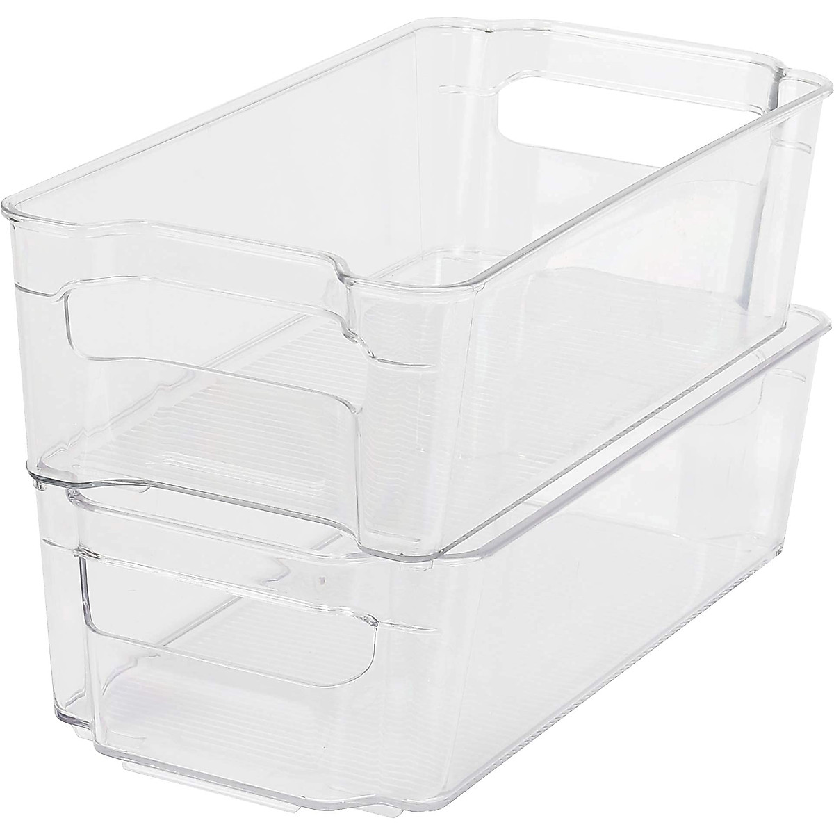 Simple Houseware Stackable Can Rack Organizer + Kitchen Bin Organizer